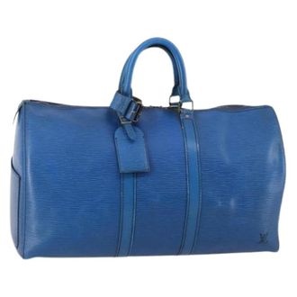 Louis Vuitton Sac Week-end Vintage Pre-owned - Femme - Pre-owned - Bleu - Taille: ONE Size