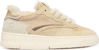 D.A.T.E. Sneakers Torneo Pure Fur Mono W431-TPF-MN Beige
