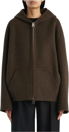 Khaite Femme, Sweatshirts et sweats &agrave; capuche, Brun, Taille: 36 FR Dolem Jacket