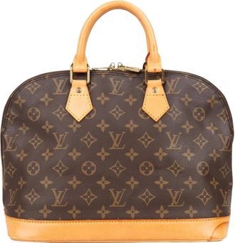 Louis Vuitton Crossbody Bags - Louis Vuitton Canvas Monogram Alma PM Handbag - Gr. unisize - in Braun - für Damen