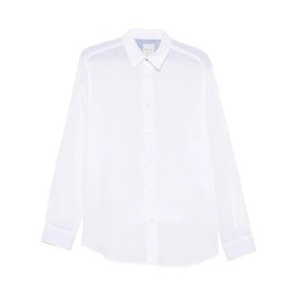 Paul Smith Lang&auml;rmeliges Hemd - - Shirts - Herren - Wei&szlig; - 2XL