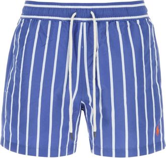 Polo Ralph Lauren Homme, Maillots de bain, Bleu, Taille: S Striped Swim Shorts