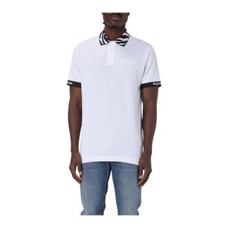 Versace Jeans Couture Homme, Tops, Blanc, Taille: S Zebra Collar Polo