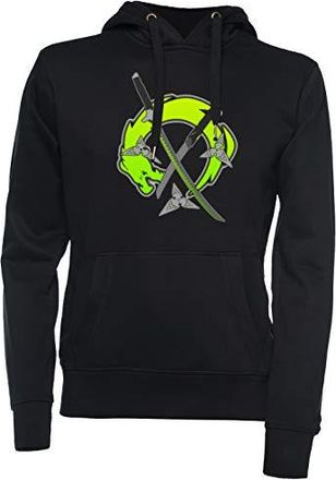 Vendax Le Dragon Devient Moi Unisexe Sweat &Agrave; Capuche Noir