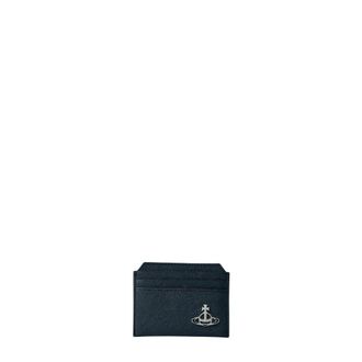 Vivienne Westwood unisex, Accessoires, Noir, Taille: ONE Size Leather Card Holder