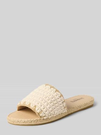 Espadrij Sandalette mit flacher Gummisohle Modell PLAGE CROCHET