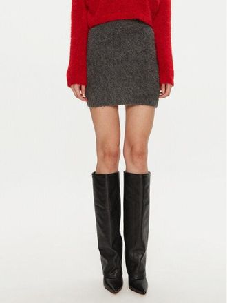 Gestuz Minirock Sabi 10909540 Grau Regular Fit