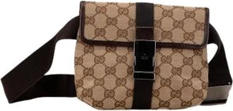 Gucci unisex, Pre-owned, Beige, Taille: ONE Size Sac Banane Vintage Pre-owned