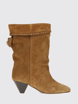 Isabel Marant Dalby Stiefel aus Veloursleder mit Kegelabsatz