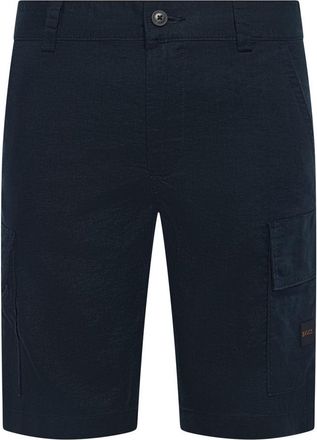 HUGO BOSS Cargo-Shorts aus einer Leinenmischung in
