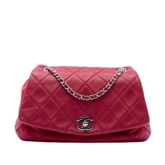 Chanel Sac bandouli&egrave;re matelass&eacute; doccasion - Femme - Pre-owned - Rouge - Taille: ONE Size