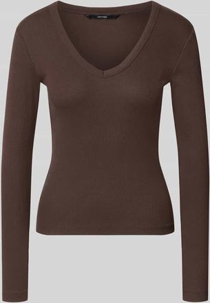 Vero Moda Slim Fit Langarmshirt aus Baumwoll-Mix Modell CHLOE
