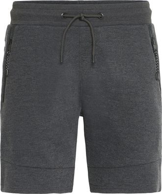 Solid Gelly Herren Sweatshorts Kurze Hose Jogginghose, Größe:3XL, Farbe:Dark Grey Melange (8288)