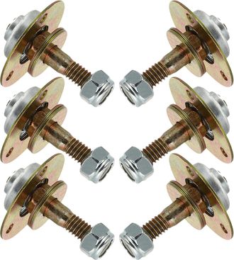 SOLUSTRE 6st&uuml;cke Gleitlager F&uuml;r Schaukelst&uuml;hle Lager F&uuml;r Schaukelst&uuml;hle Mit Gleitmechanismus Ersatzlager F&uuml;r Verbindungsst&uuml;cke F&uuml;r M&ouml;bel Aus Eisen Mechanische 