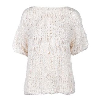 Wild Cashmere Seidenstrickpullover - - Knitwear - Damen - Wei&szlig; - XS