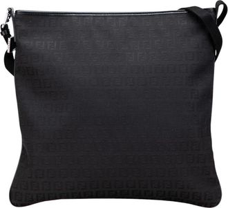 Fendi Sac bandouli&egrave;re classique en textile pr&eacute;-poss&eacute;d&eacute; - Femme - Pre-owned - Noir - Taille: ONE Size