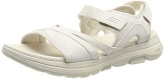 Skechers Go Walk 5-Restored 140098-NAT, Womens sandals, white, 39 EU