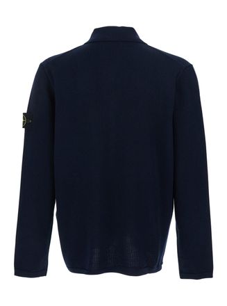 Stone Island Mens Polo Shirt Blue Cotton Top