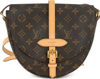 Louis Vuitton sac &agrave; bandouli&egrave;re MM Chantilly (2012) - Marron