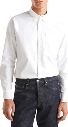 Benetton Herren 5fgbuq04c Hemd, Weiß, X-Small