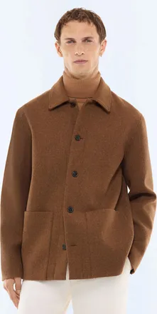 Fursac Blouson en laine vierge - Taille XL - Homme