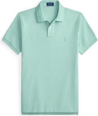 Ralph Lauren Piqu&eacute;-Poloshirt aus Baumwolle mit Logo-Stickerei, Slim Fit in