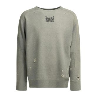 Needles Deconstructed Sweatshirt - - Sweatshirts & Hoodies - Herren - Grau - L