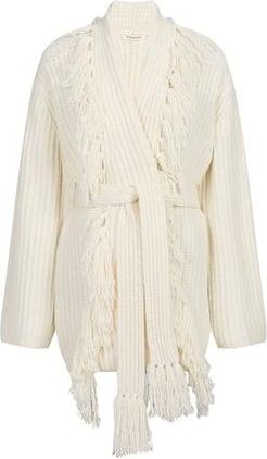 By Malene Birger Gilet &agrave; franges en laine m&eacute;lang&eacute;e
