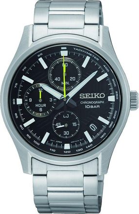 Seiko Quarz Chronograph mit Tachymeter Herrenuhr SSB419P1