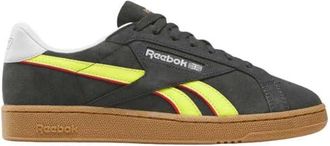 Reebok Baskets Unisexe Club C Grounds UK, Gomme &eacute;lectrique Noire, 43 EU