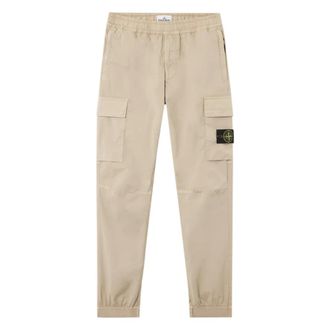 Stone Island Homme, Pantalons, Beige, Taille: W32 Pantalon Cargo D&eacute;contract&eacute;