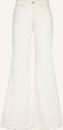 7 For All Mankind Jeans Flare Flare Fit weiss