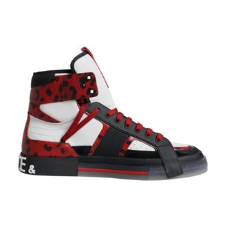 Dolce & Gabbana Portofino HighTop Sneakers - - Shoes - Herren - Mehrfarbig - 39 EU