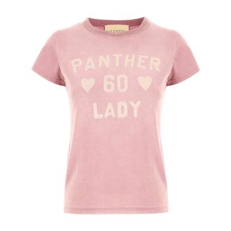 Valentino Garavani Femme, Tops, Rose, Taille: 38 FR T-Shirt Imprim&eacute; en Coton
