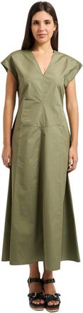 Pennyblack Femme, Robes, Vert, Taille: 42 FR Midi Poplin Dress