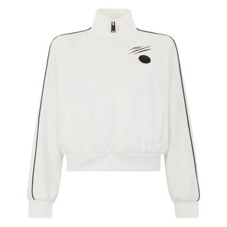 Plein Sport Cropped Trainingsjacke - - Sport - Damen - Wei&szlig; - XL
