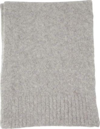 Samsøe & Samsøe écharpe Sajeanne en maille - Gris