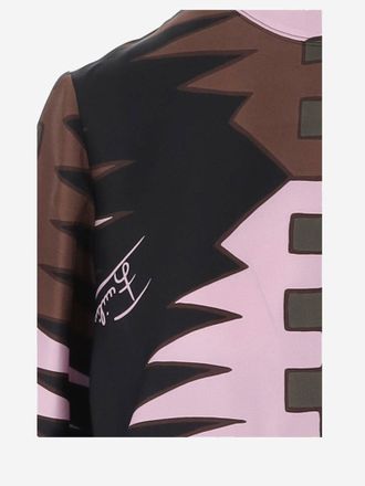 Emilio Pucci Valdimontone Print Silk Twill Shirt - Multicolor
