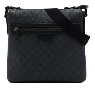 Gucci Sac bandouli&egrave;re GG Supreme Pre-owned - unisex - Pre-owned - Noir - Taille: ONE Size
