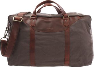 Leconi Kleiner Weekender Canvas + Leder Used-Look Reisetasche Handgepäck Reise Fitnesstasche Sporttasche Damen + Herren 45x25x20cm grau LE2009-C