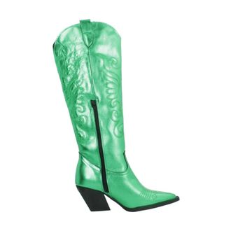 Yellow Femme, Chaussures, Vert, Taille: 40 EU Western Style Cowboy Bottes