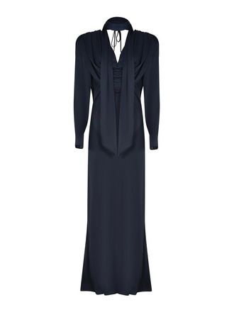 Rotate Knielanges Kleid - Blau