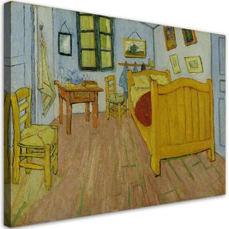 Feeby Tableau sur toile La chambre de Van Gogh &agrave; Arles 100x70