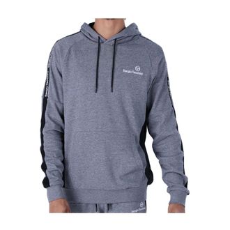 Sergio Tacchini Homme, Sweatshirts et sweats à capuche, Gris, Taille: M Sweat à Capuche Bande Logo - Gris
