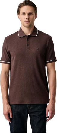 Michael Kors Polo en coton - Homme - Tops - Brun - Taille: M
