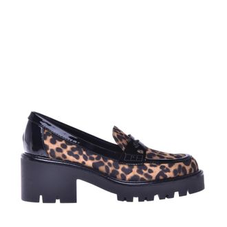Baldinini Loafer - MOCASSIN BALDININI - Gr. 38,5 (EU) - in Leopardfarben - f&uuml;r Damen