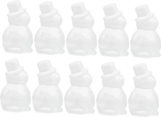 Angoily 10stücke Schneemann Leichtem Schaumstoff DIY Weihnachtsanhänger Zum Bemalen Wetterfest Dekorative Weihnachtsbaum-pendent Für Kreatives Gestalten Und F