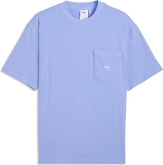 Puma Select Essentials Pocket T-Shirt Herren, Accessoires, Lila, XXL