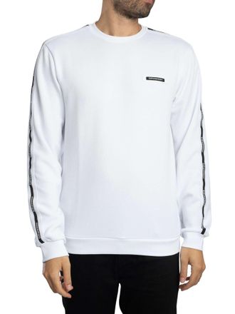 Emporio Armani Sweatshirt Mit Logo-Band, Wei&szlig;