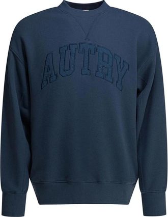 Autry Homme, Sweatshirts et sweats &agrave; capuche, Bleu, Taille: L SweaT-shirt col rond